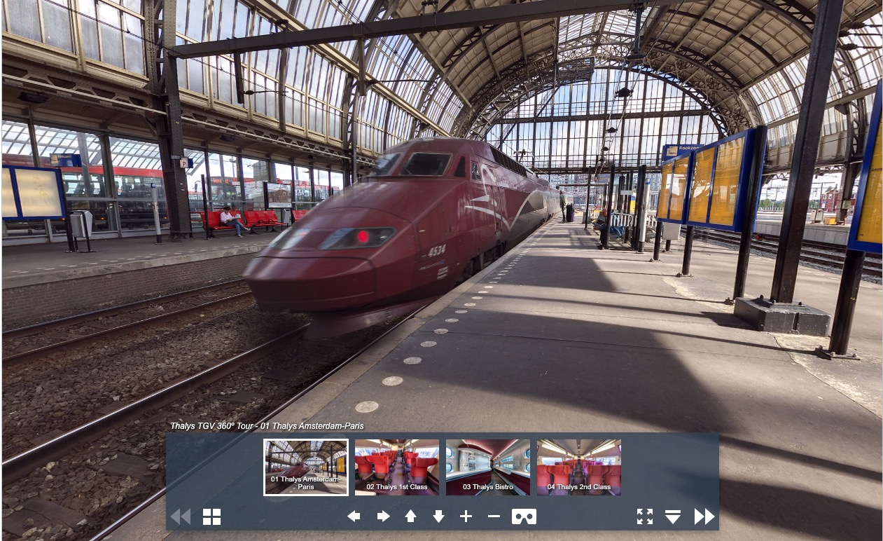 Thalys High Speed Train Paris Amsterdam